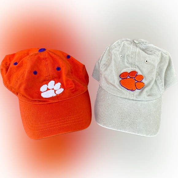 Accessories | Clemson University Tiger Paw Baseball Caps Hats Lot Of ...